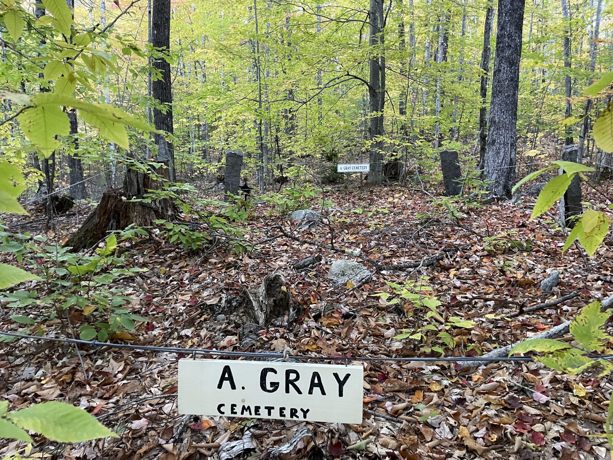 Gray Cemetery – Brownfield Maine Cemeteries